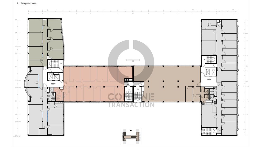 4.OG ca. 1.016 m², teilbar ...