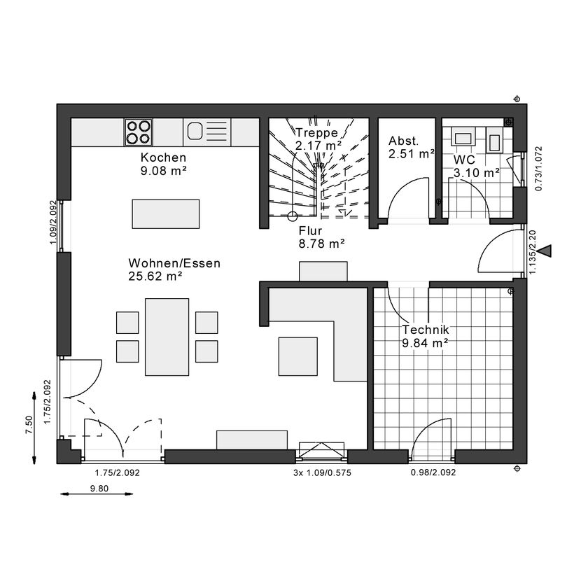 Grundriss EG