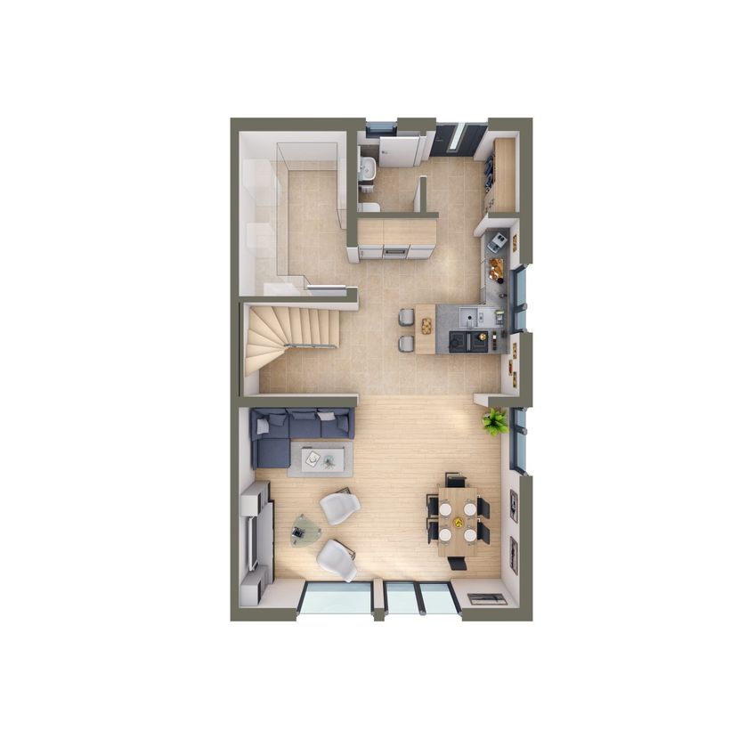 Gestaltungsbeispiel Grundriss