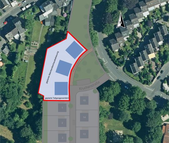 Ausschreibung / Gebortsverfahren: Baugrundstück Mehrfamilienhäuser ...