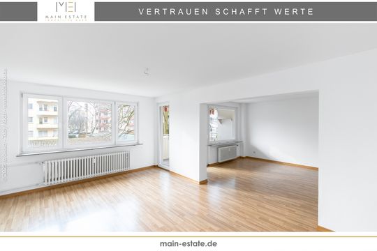 Attraktive Etagenwohnung mit Loggia und Garage in Neu-Isenburg-Gravenbruch