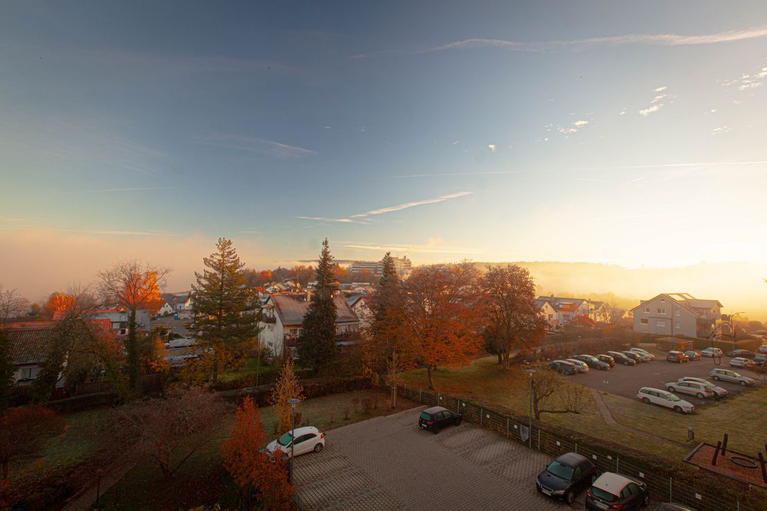 Aussicht Wohnzimmer und Küche