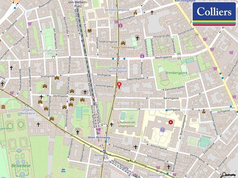 Modern ausgestattetes Büro mit Kühlung im Fabiani Haus