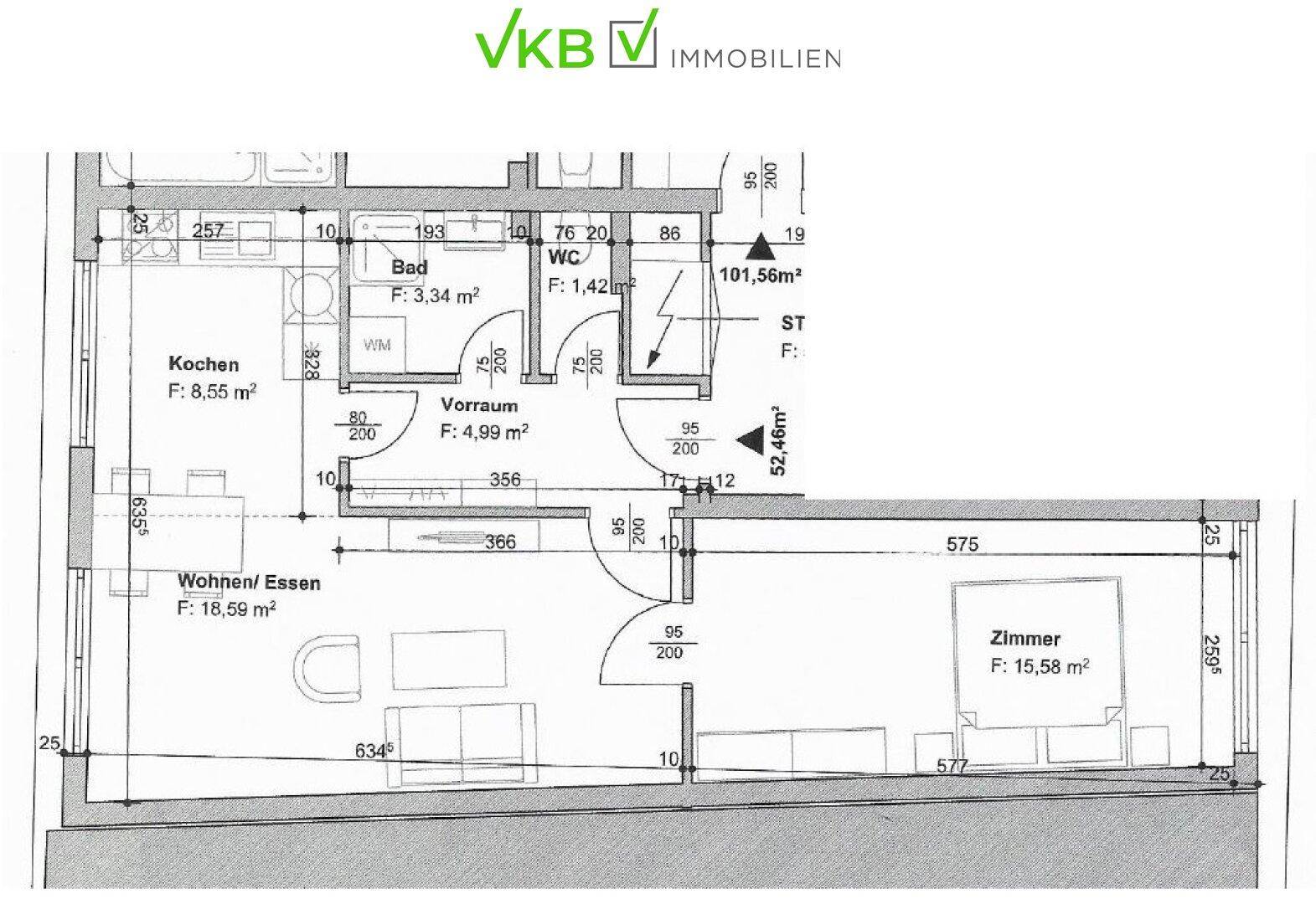 2-Zimmer-Wohnung am Perger Hauptplatz