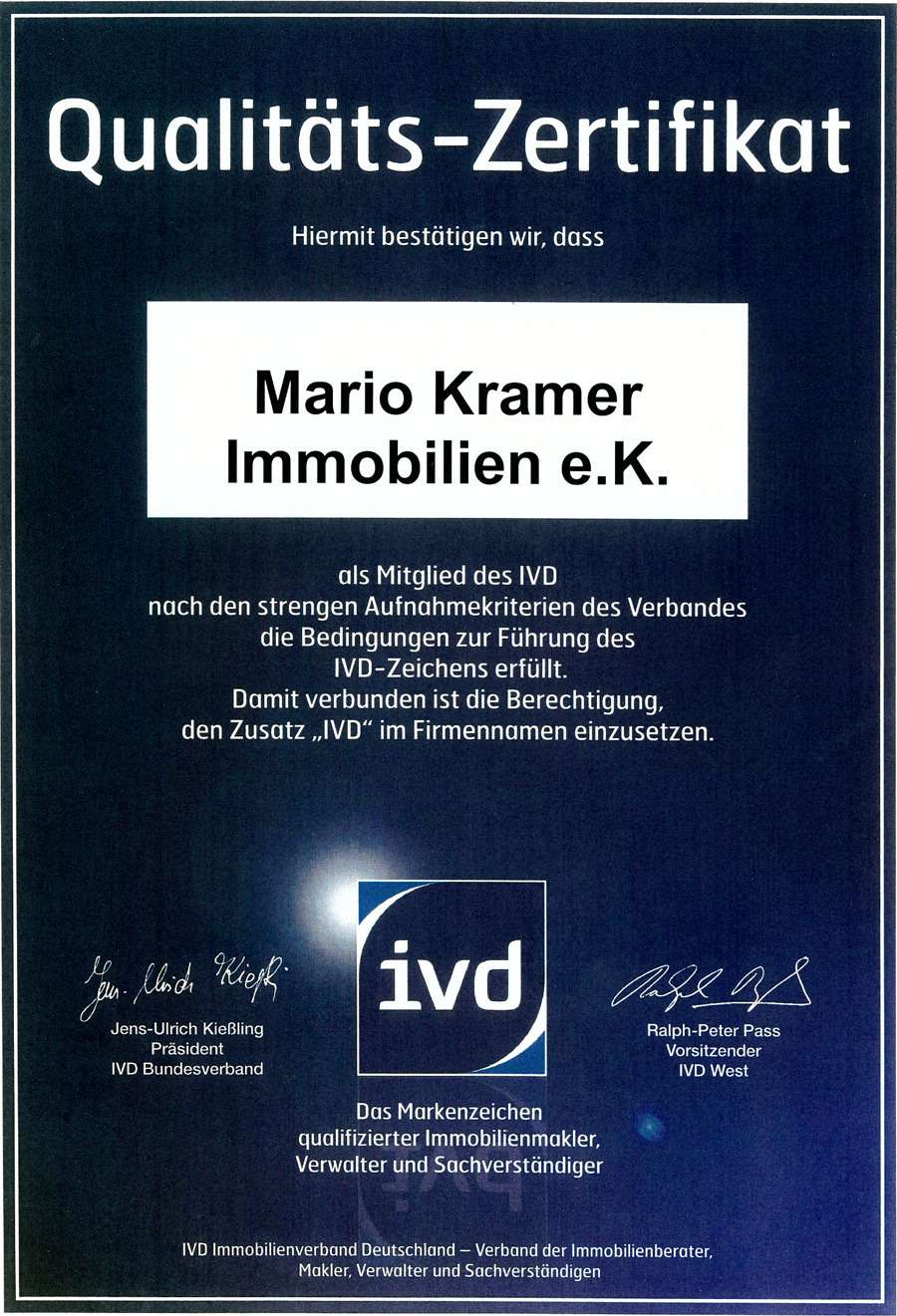 Mario Kramer Immobilien GmbH - Immobilienmakler bei ImmoScout24
