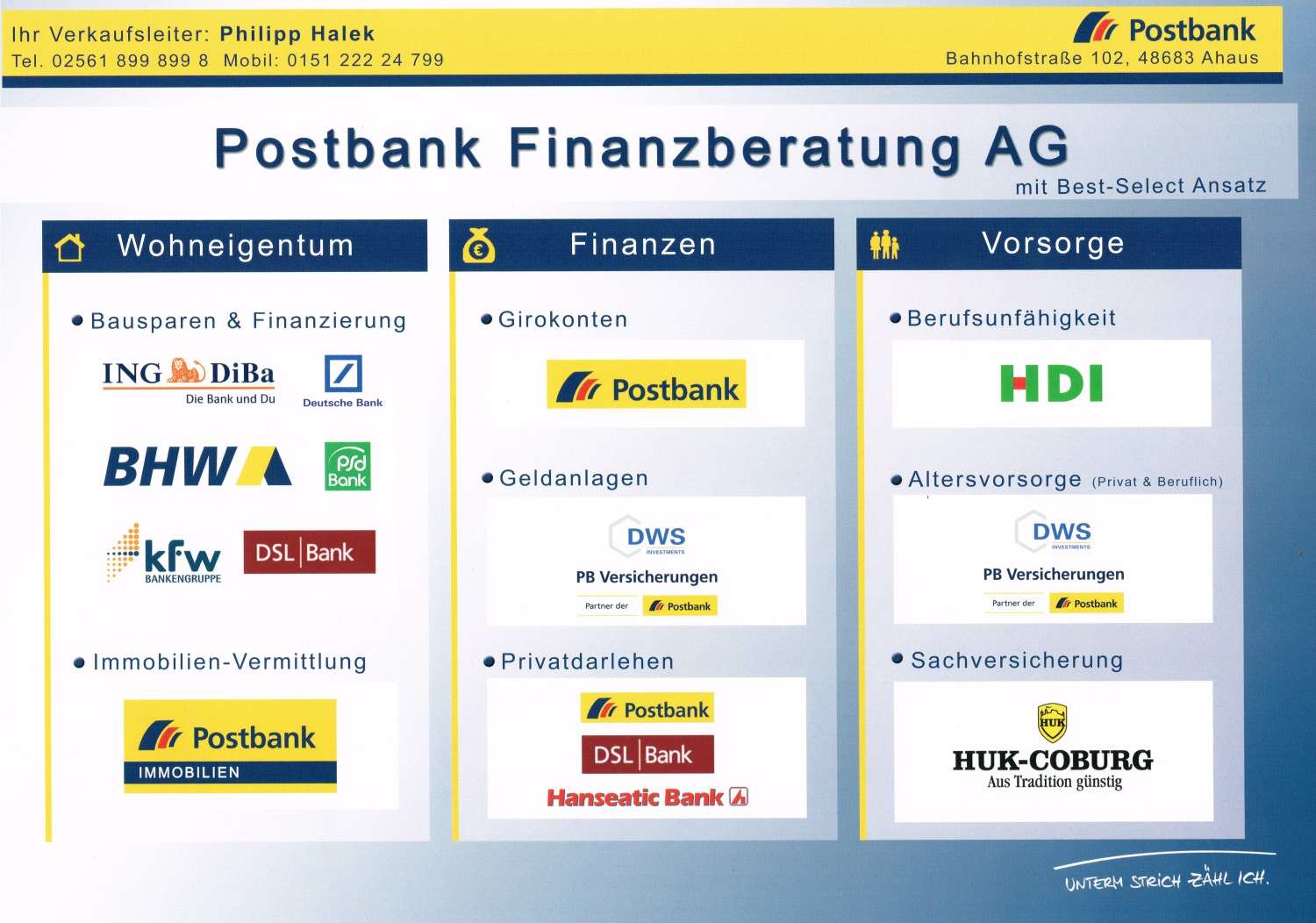 Postbank Finanzberatung AG - Finanzdienstleister bei ImmoScout24